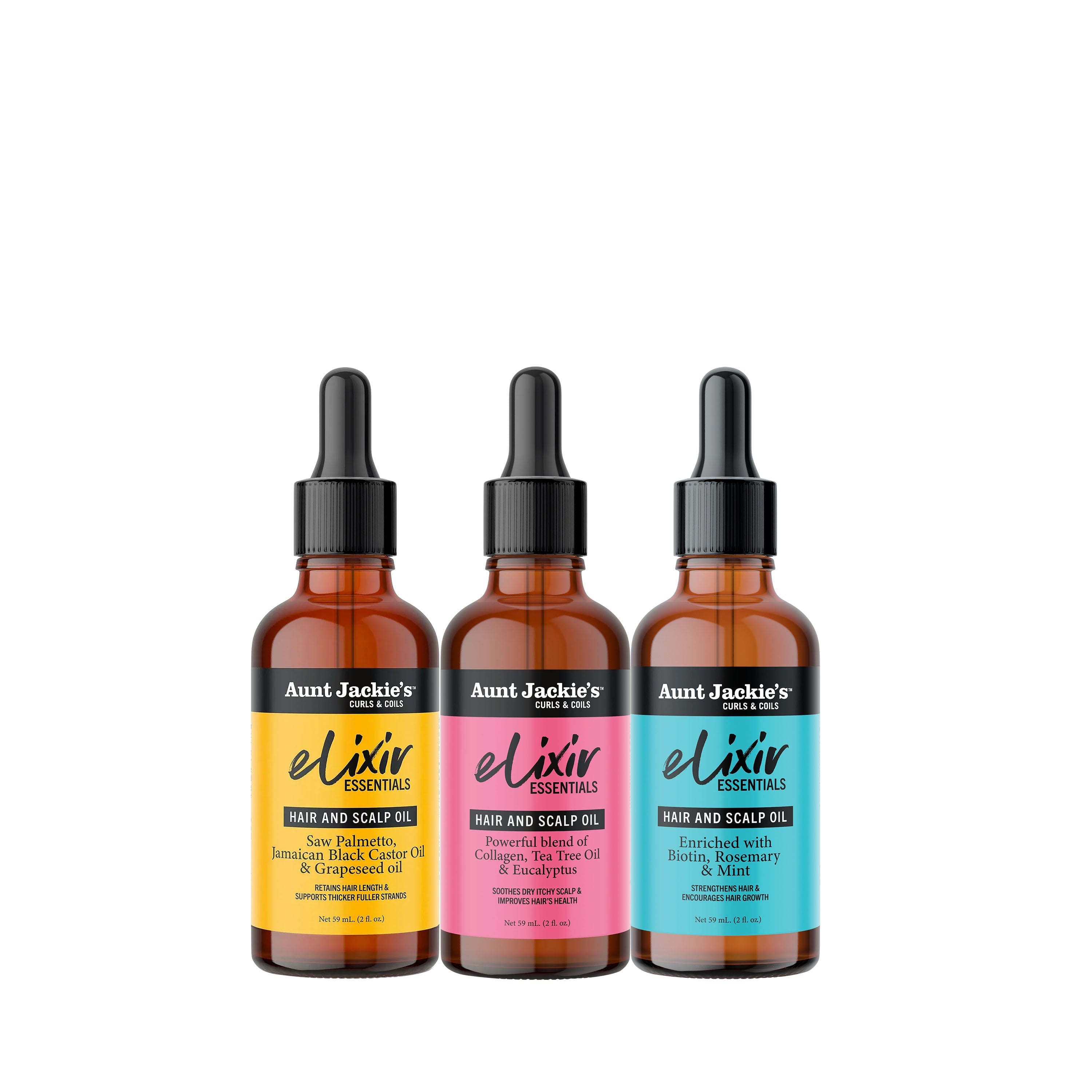 Aunt Jackie’s Elixir Oils for Healthy & Smoother Curls & Coils