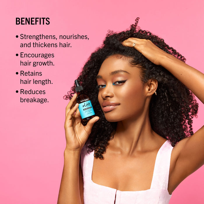 Biotin, Rosemary & Mint Elixir Hair & Scalp Oil | Aunt Jackie's Curls & Coils