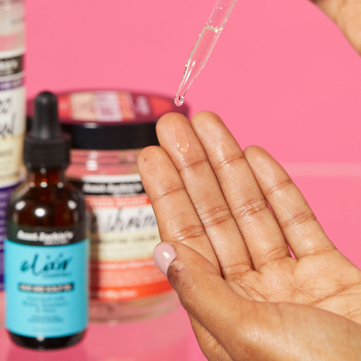 Biotin, Rosemary & Mint Elixir Hair & Scalp Oil | Aunt Jackie's Curls & Coils