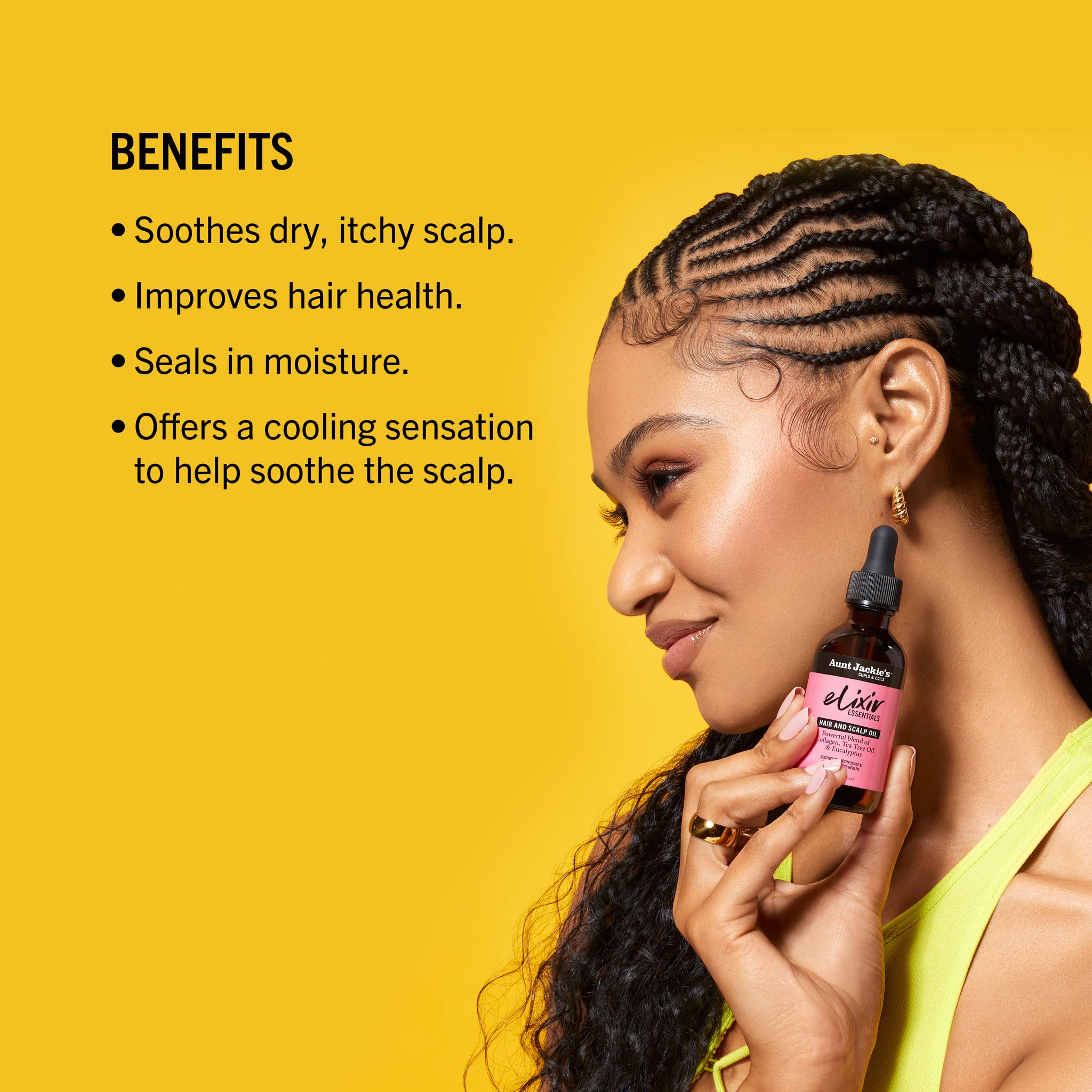 Aunt Jackie's Eucalyptus, Tea Tree & Castor Oil for Dry, Itchy Scalp