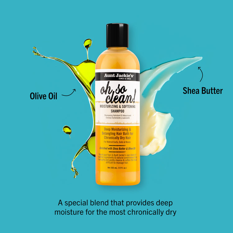 Aunt Jackie’s Oh So Clean! Moisturizing & Softening Shampoo