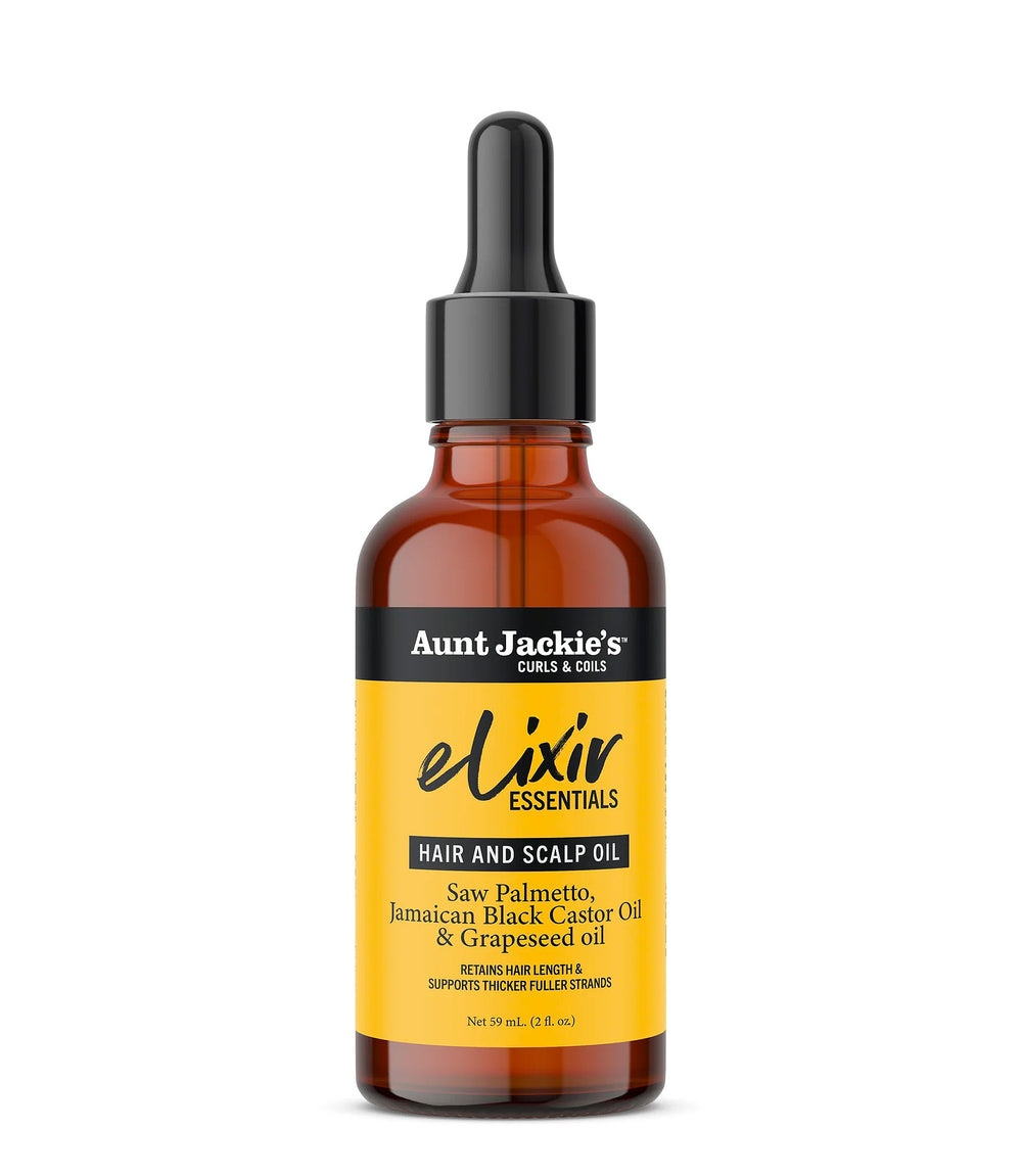 Elixir Essentials: Saw Palmetto & Jamaican Black Castor Hair & Scalp O ...
